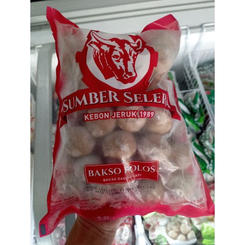 Jual SUMBER SELERA Bakso sapi polos isi 50 | Shopee Indonesia