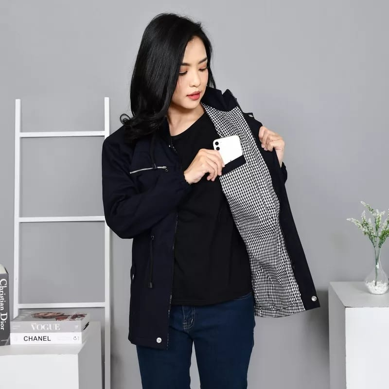 Jual Jaket Parka Cewek Jumbo big size M L, XL, XXL, XXXL, hoodie bisa ...