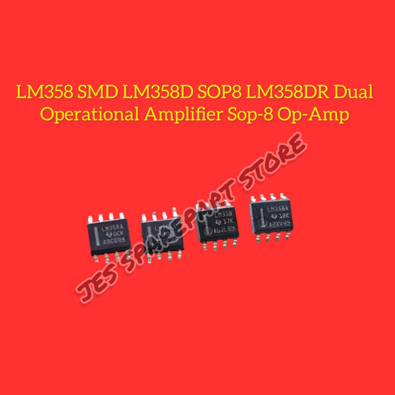 Jual LM358 SMD LM358D SOP8 LM358DR Dual Operational Amplifier Sop-8 Op-Amp | Shopee Indonesia