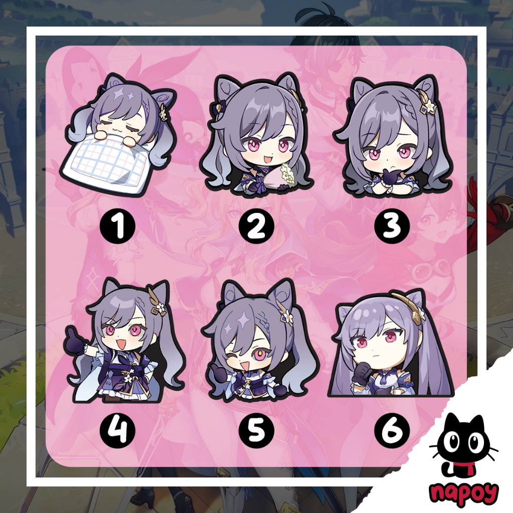 Jual Sticker Vinyl Game Anime Keqing Genshin Impact | Shopee Indonesia