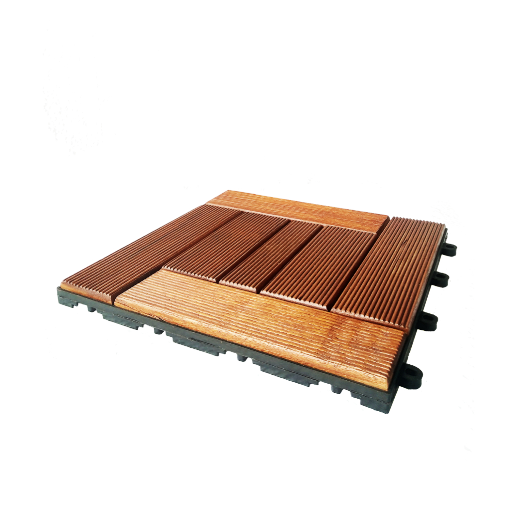 Jual Mulya Jaya Ubin Kayu Lantai Bengkirai Decking Tile 30 x 30cm ...