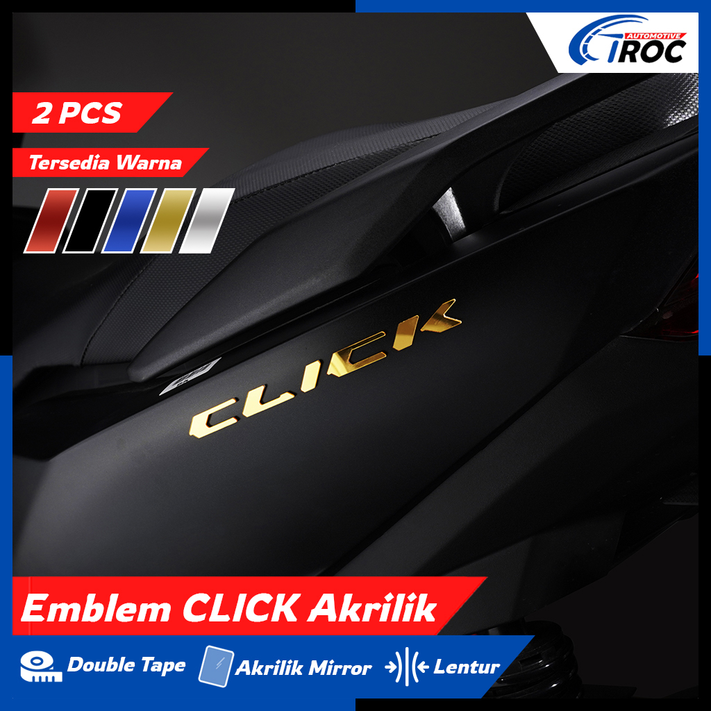 Jual Emblem Click 125i 150i Stiker Logo Timbul Vario 125 New Old 160 ...