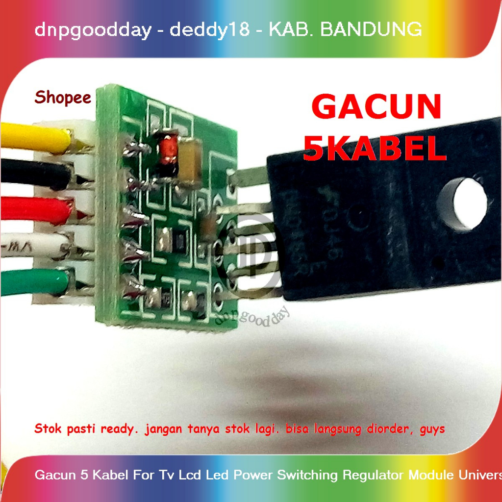 Jual Gacun 5 Kabel For Tv Lcd Led Power Switching Regulator Module ...