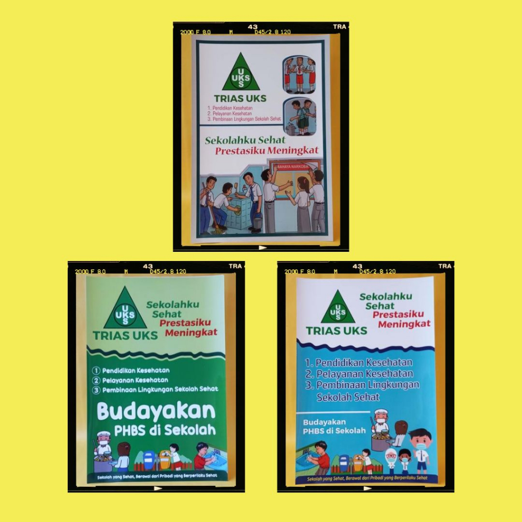 Jual Paket Poster | Paket Poster TRIAS UKS | Poster Kesehatan | Poster ...
