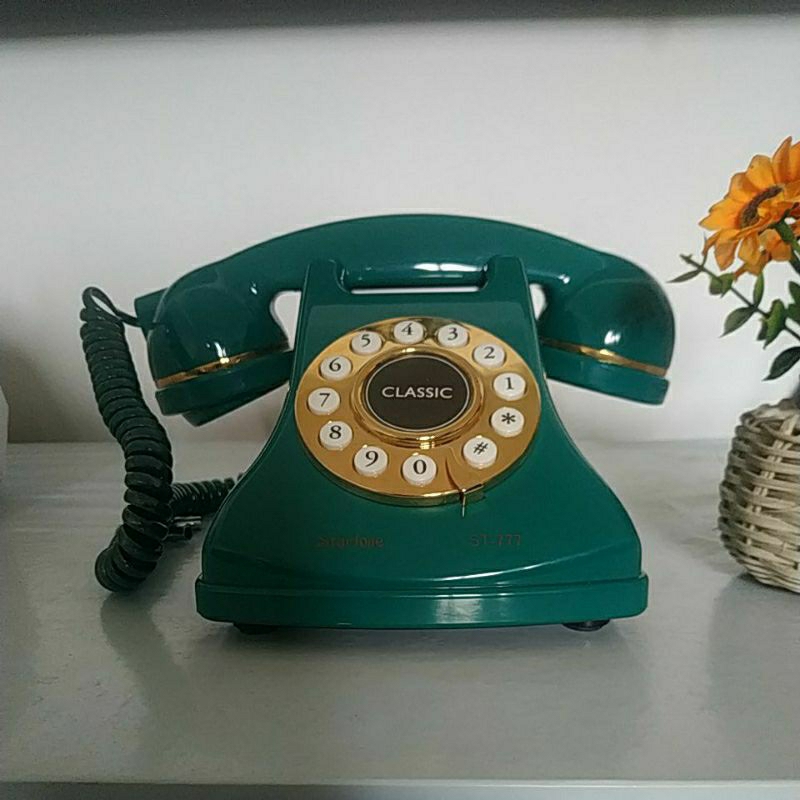Jual Telepon antik klasik estetik retro / telpon rumah model jadul ...