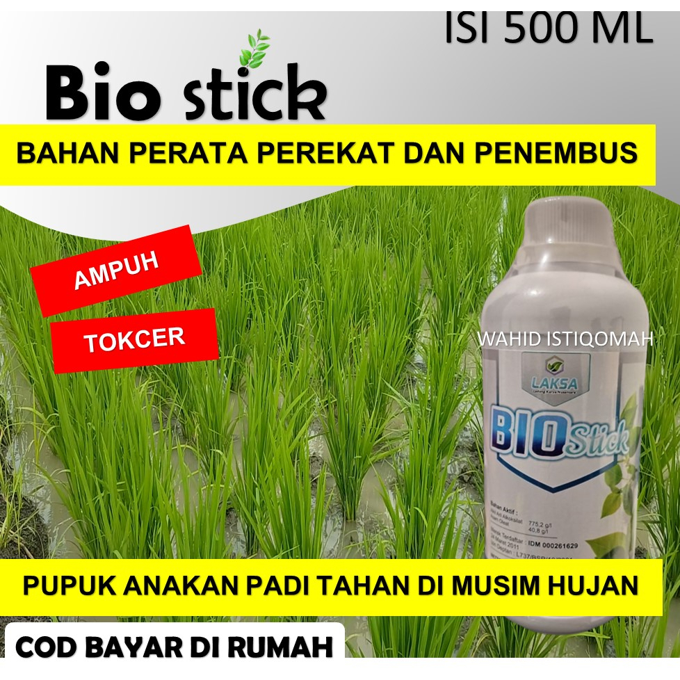 Jual PROMO COD Pupuk Perekat Buah dan daun BIO STICK untuk Tanaman Padi ...