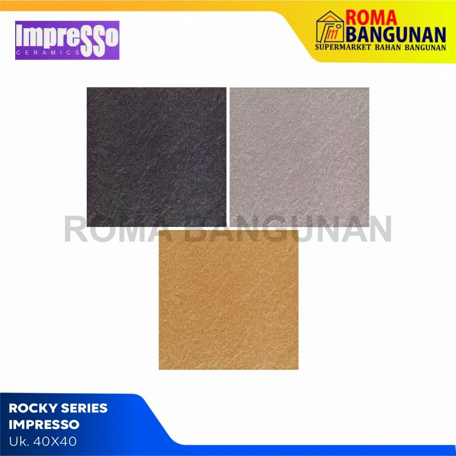 Jual Impresso Keramik Lantai / Keramik Kamar Mandi Rocky Series 30X30 ...