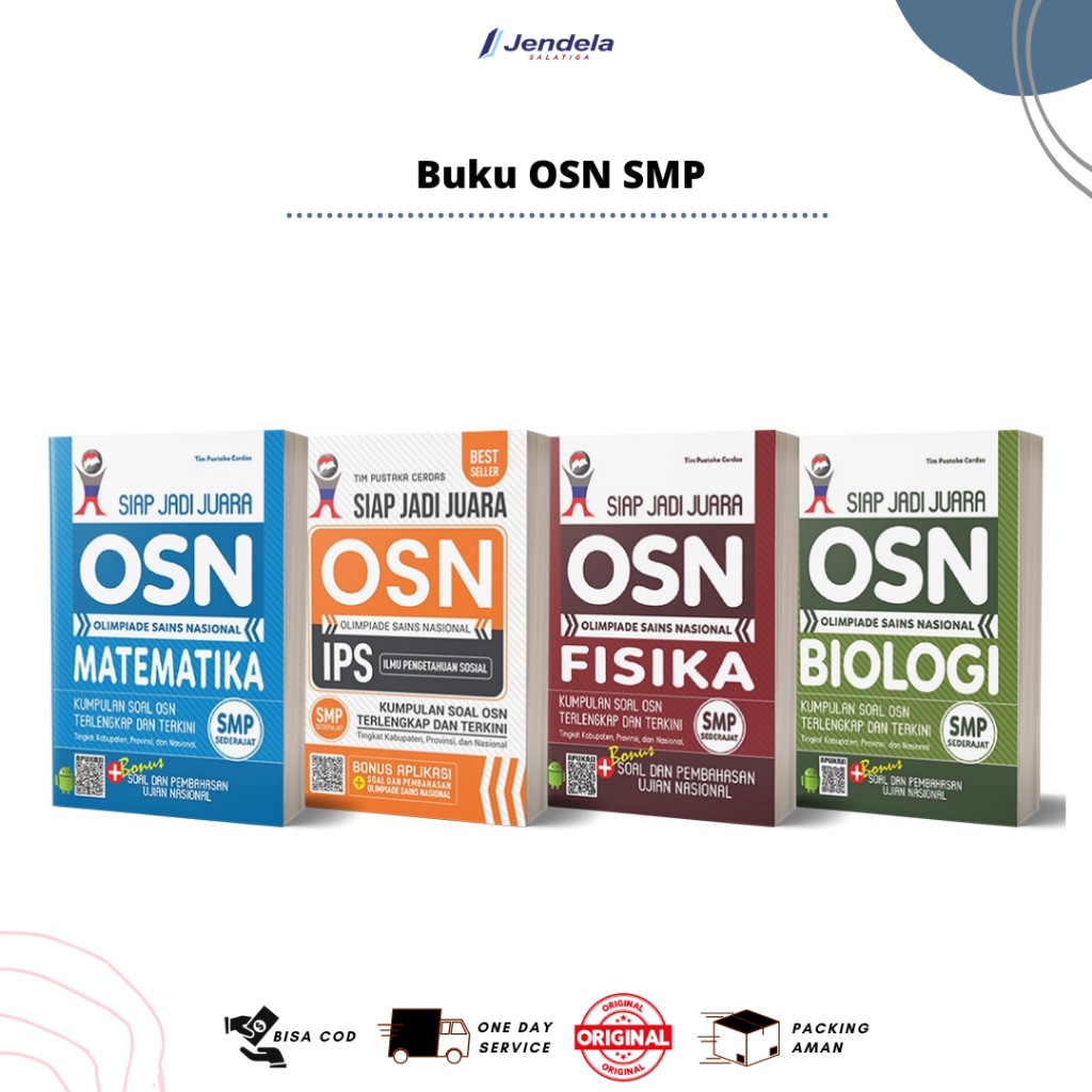 Jual OSN SMP - Siap Jadi Juara OSN Matematika Fisika Biologi IPS SMP | Shopee Indonesia