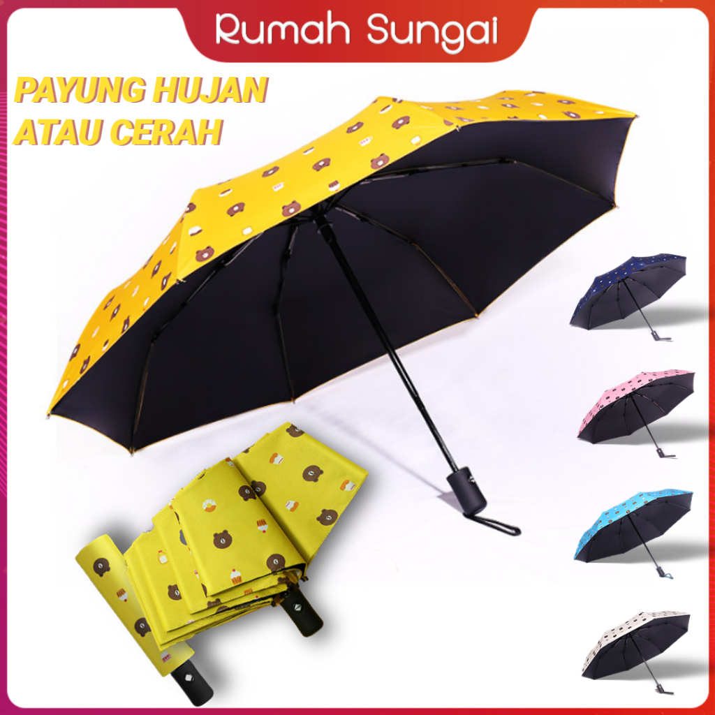 Jual Payung Lipat Mini Payung Uv Kecil Payung Hujan Anak Payung Lipat ...