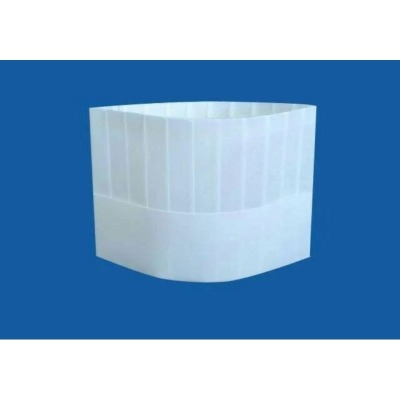 Jual topi koki kertas 22.5cm isi 10/ cook hat paper | Shopee Indonesia