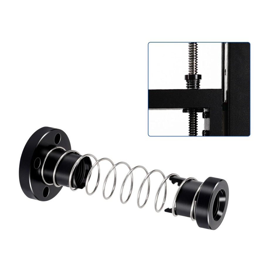 Jual POM T8 Round Anti Backlash Lead Screw Nut | Shopee Indonesia