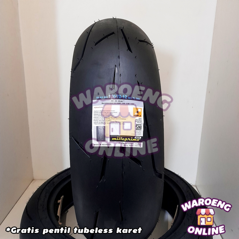 Jual ADX MILLEPRIMO RS AX-001 & RSX101 BAN TUBELESS BAN RACING VESPA ...