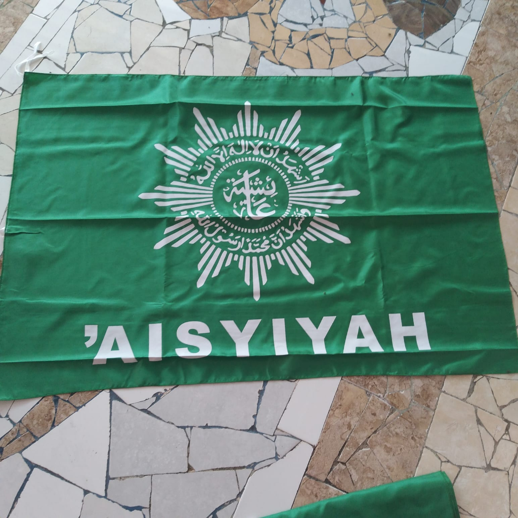Jual bendera aisyiyah besar 80x120cm halus bijian | Shopee Indonesia
