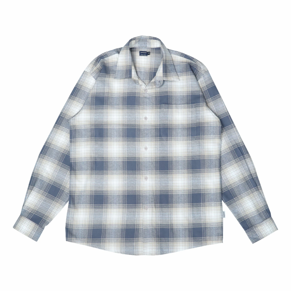 Jual SUNDAYROSE Shirt Flanel Cream | Shopee Indonesia