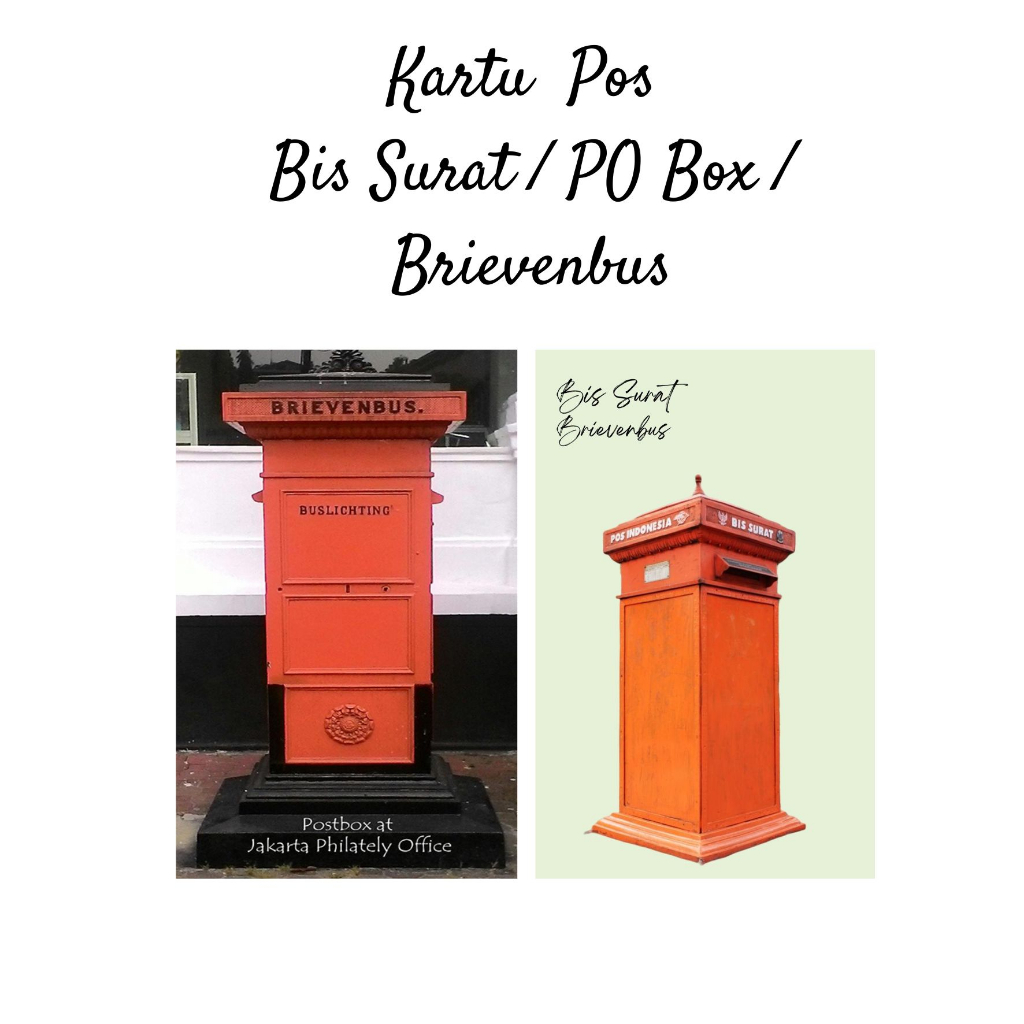 Jual MC- Kartu pos kartupos bis surat/ PO Box/ Brievenbus | Shopee ...