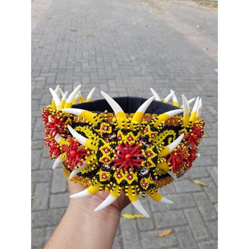 Jual TOPI ADAT KHAS KALIMANTAN/TOPI ADAT DAYAK/TOPI TARING | Shopee ...
