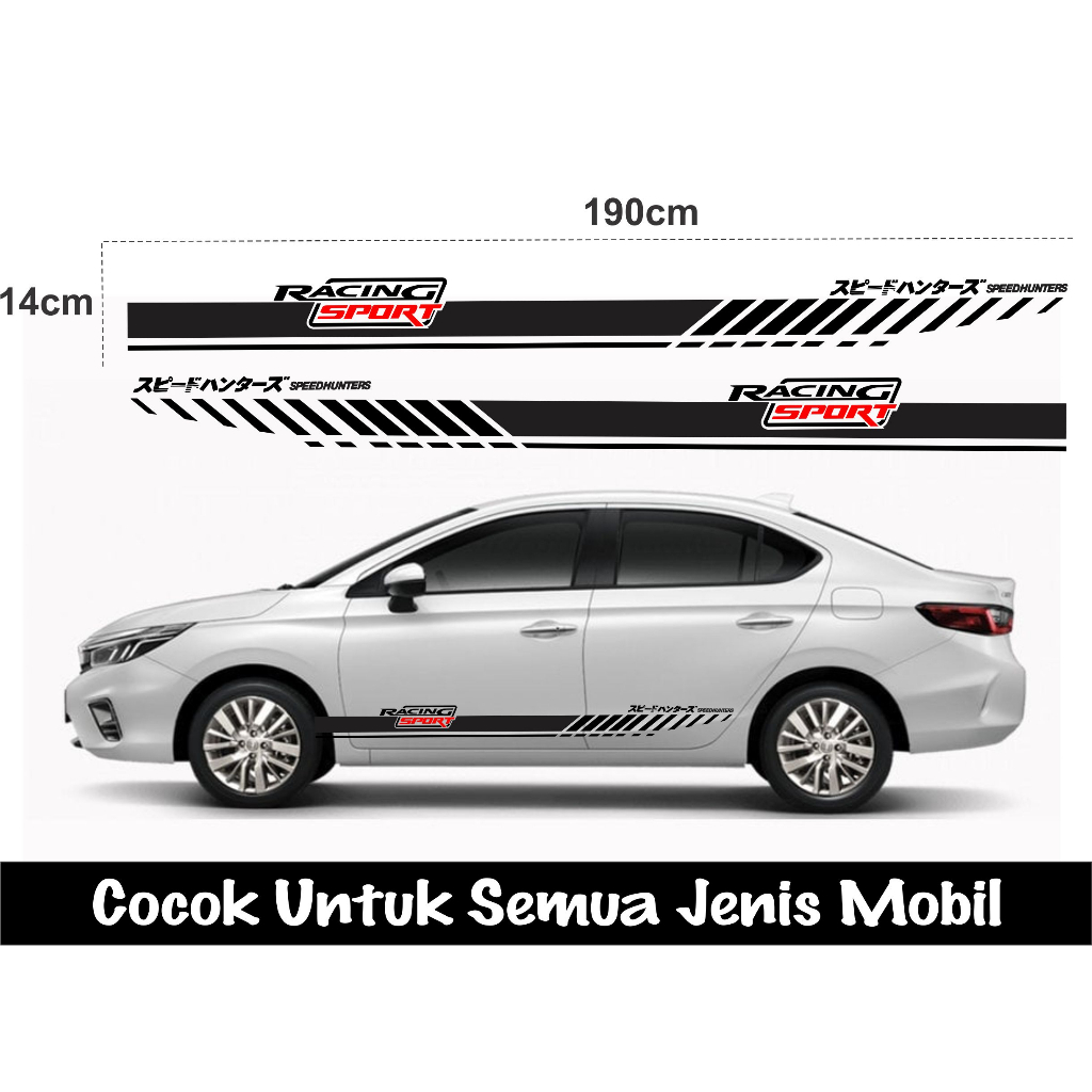 Jual stiker body samping sticker striping lis body samping mobil ...