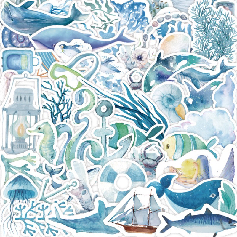 Jual BLANJA.ids sticker vinyl stiker estetik [25/50 lembar] sticker ...