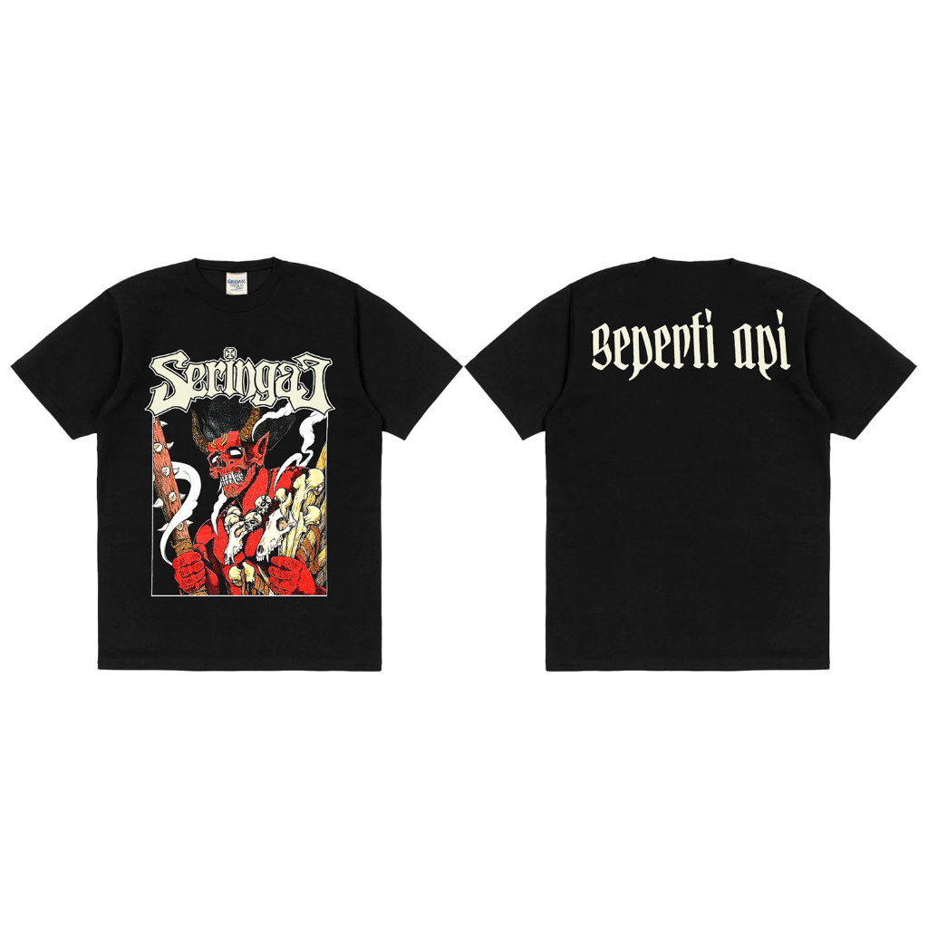 Jual Rockerstar T-shirt Band Seringai Seperti Api | Shopee Indonesia