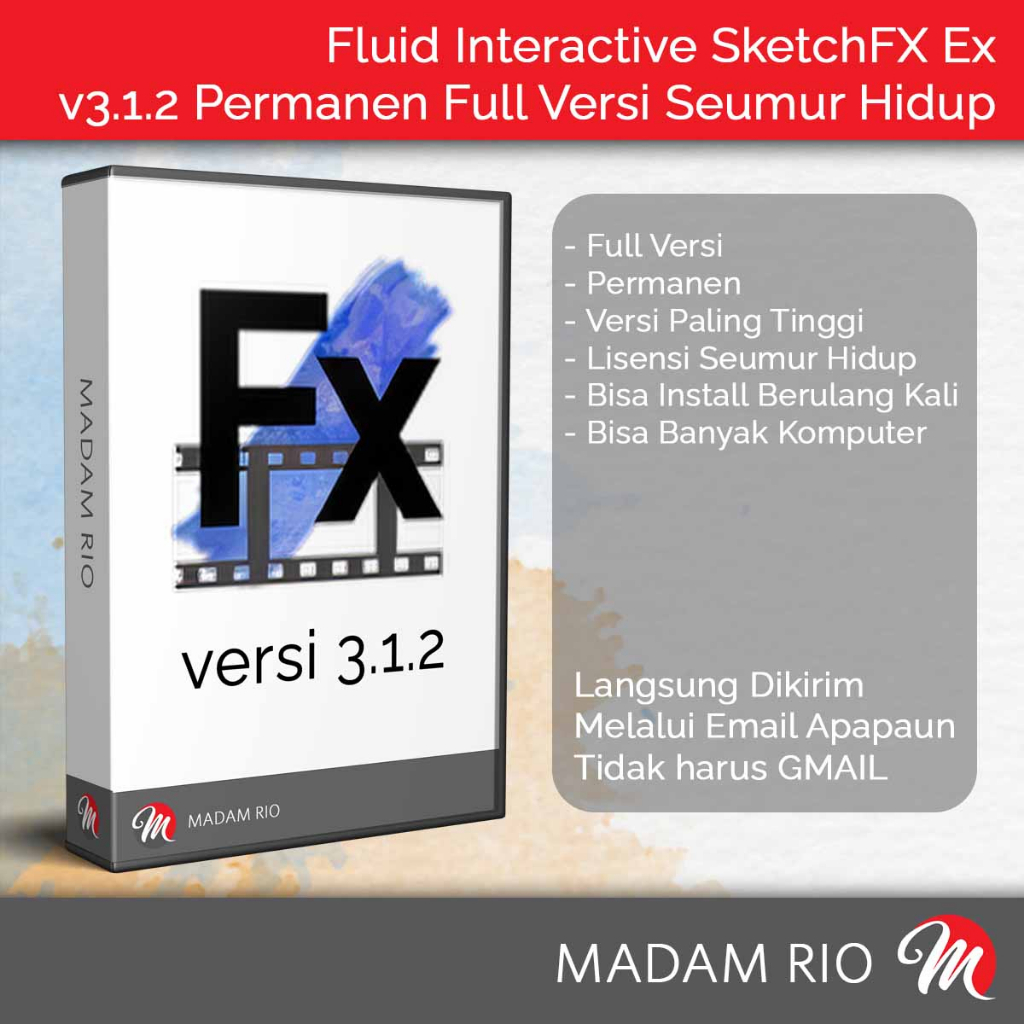 Jual Fluid Interactive SketchFX Ex Permanen Full Versi Seumur Hidup | Shopee Indonesia