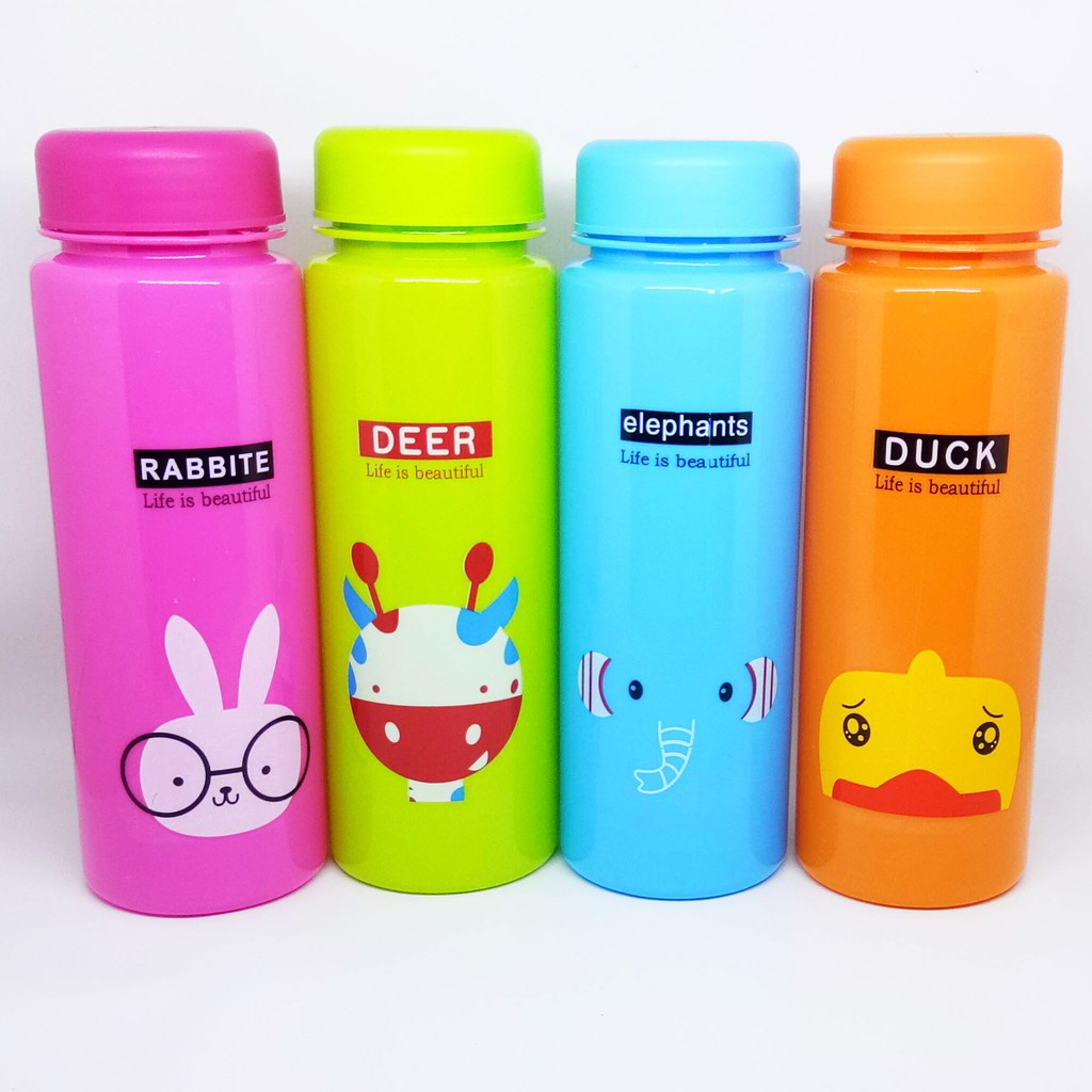 Jual B ( B14 ) MY BOTTLE KARAKTER ANIMASI WARNA BOTOL MINUM 500 ML ...