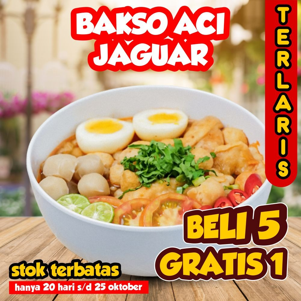 Jual BASO ACI JAGUAR BAKSO ACI TULANG RANGU INSTAN MAKANAN INSTAN ...