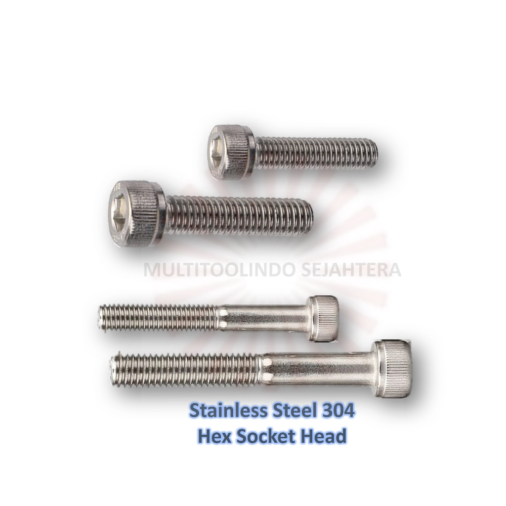Jual Baut L SS M4x6 Socket Head Cap Screw Stainless Steel 304 M4 X 6 - 50 | Shopee Indonesia