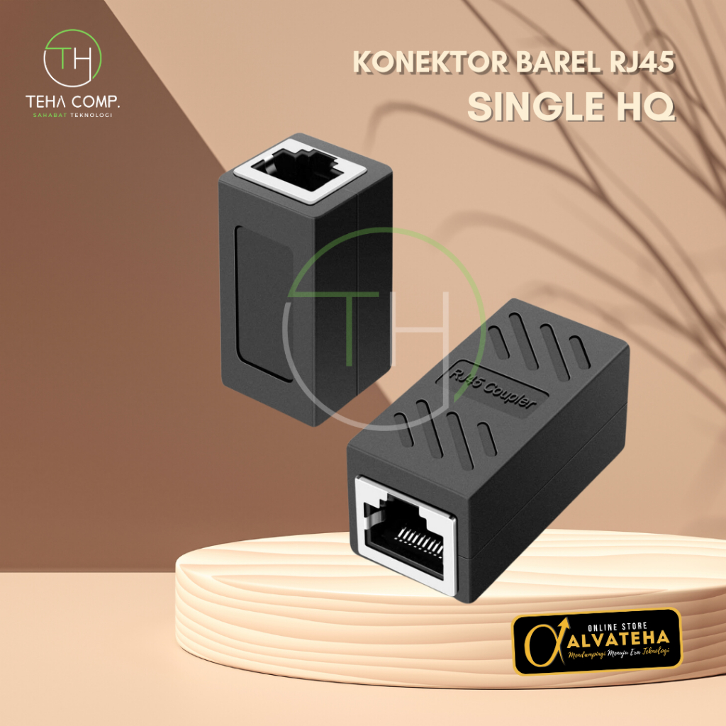 Jual Barel Rj45 High Quality Female Sambungan Kabel UTP Jaringan LAN ...