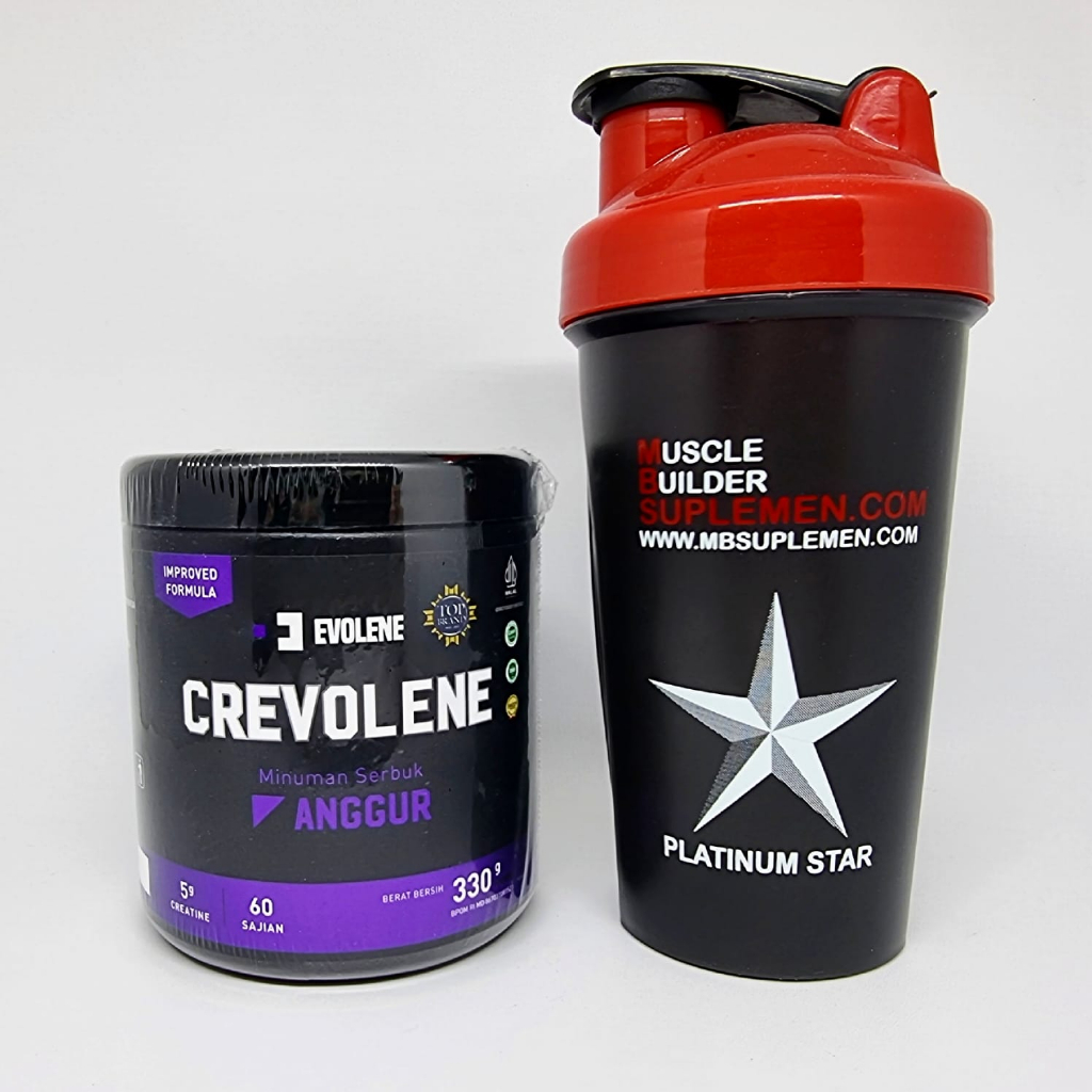 Jual Crevolene Evolene 330 grams Creatine Monohydrate 60 Serving ON ...