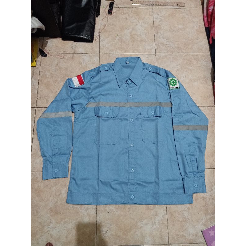 Jual SERAGAM KERJA ATASAN WEARPACK PROYEK PDH SAFETY | Shopee Indonesia