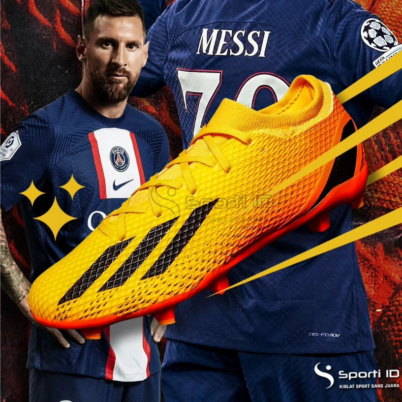 Jual Sepatu Bola Adidas X Speedportal.3 FG - Gold Black GZ5077 Original ...
