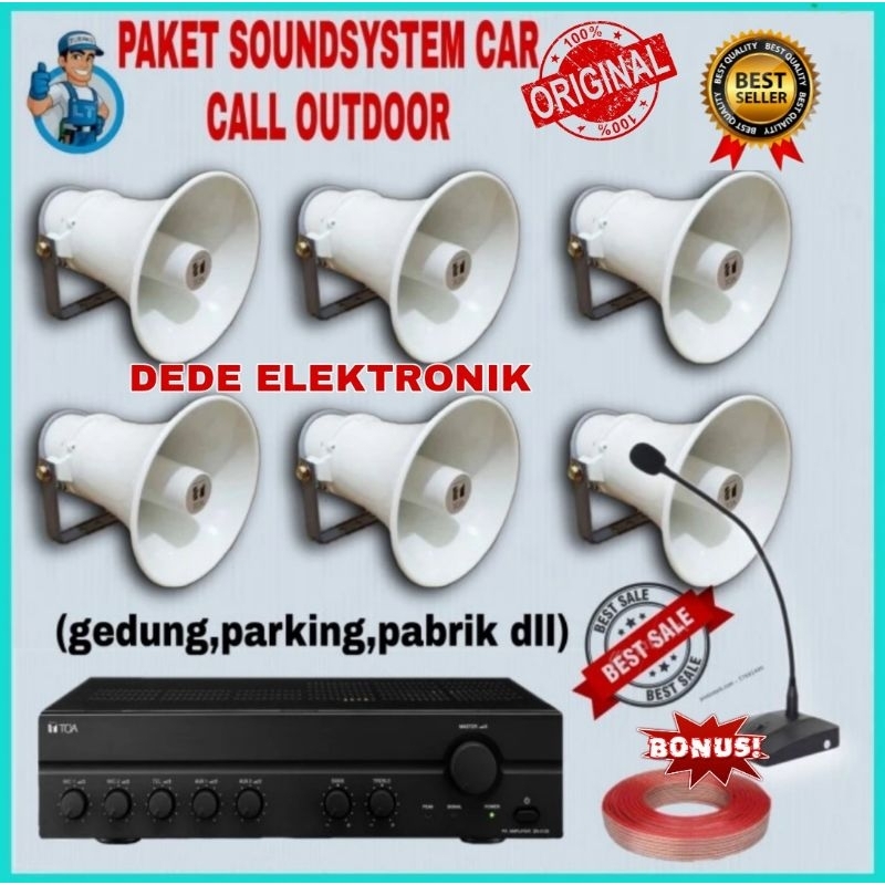 Jual Paket Speaker toa Outdoor Speaker car call full toa (6 titik ...