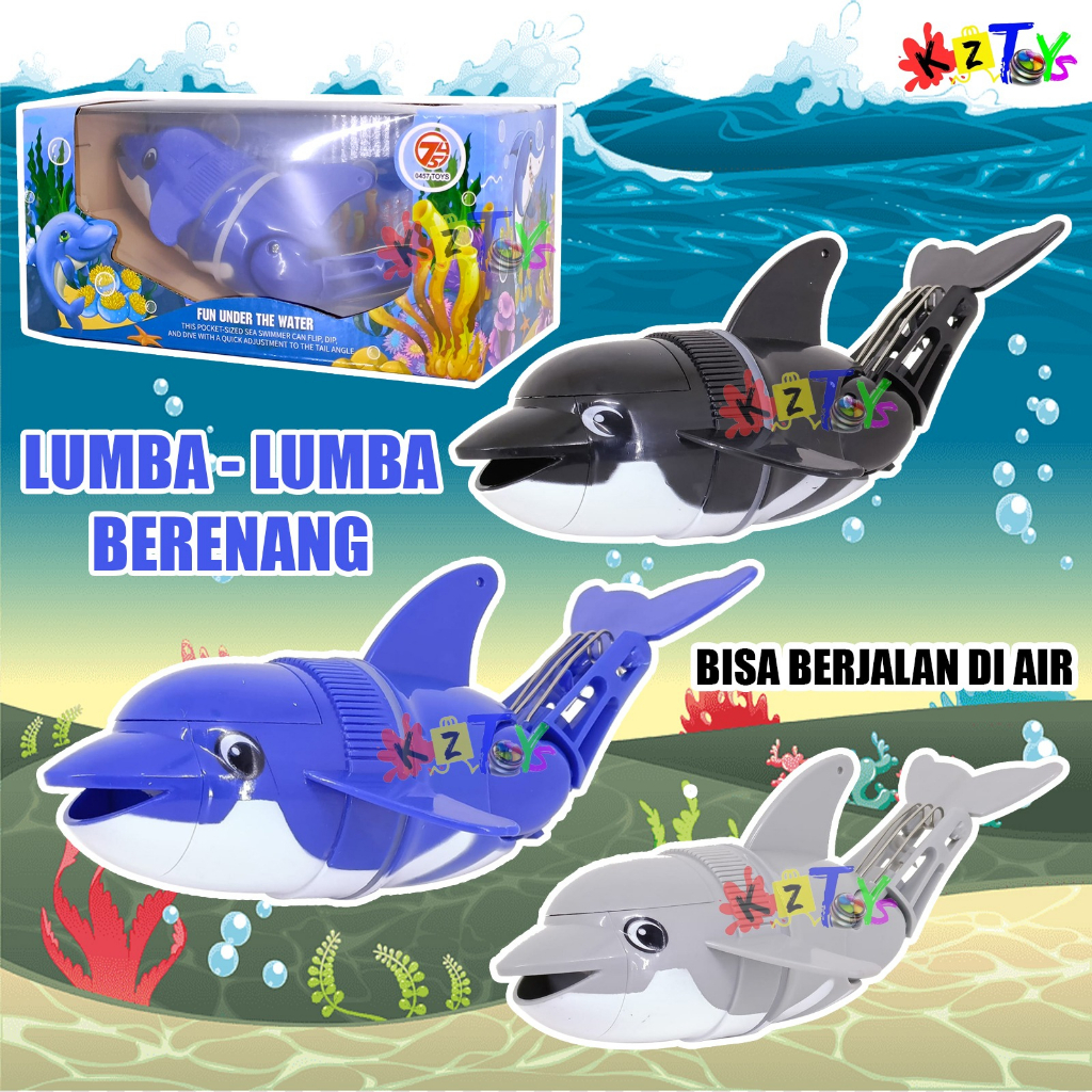 Jual MAINAN IKAN LUMBA-LUMBA BISA BERENANG DI AIR SEA SWIMMERS ...