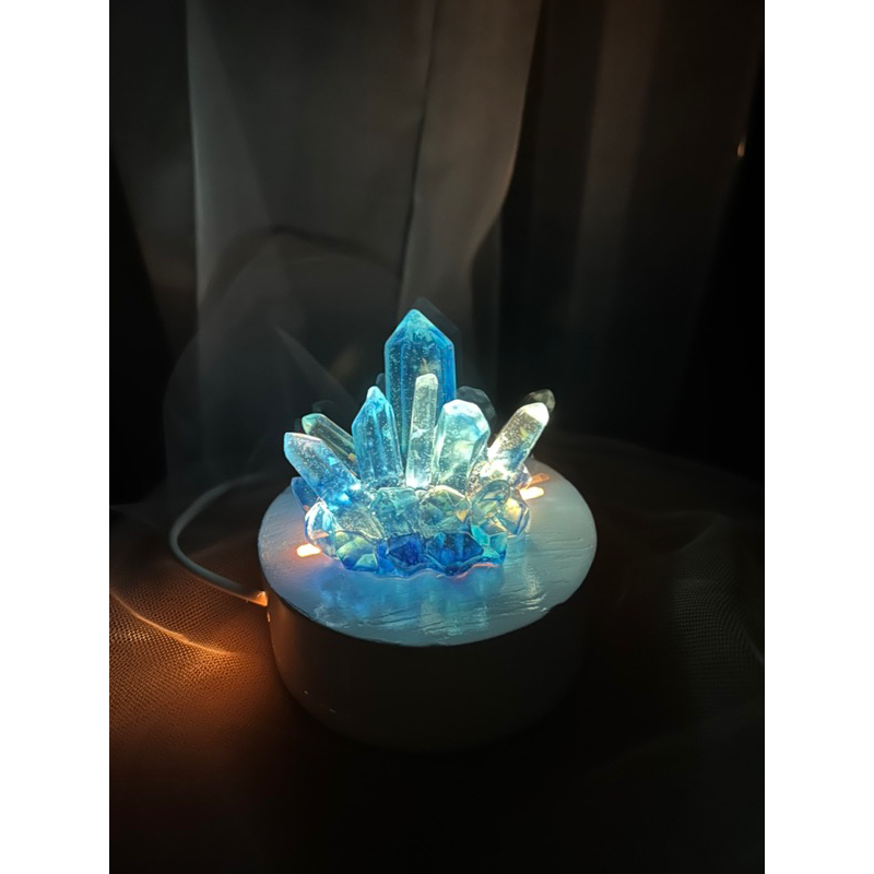 Jual lampu tidur crystal lamp night light resin hadiah dekor | Shopee ...