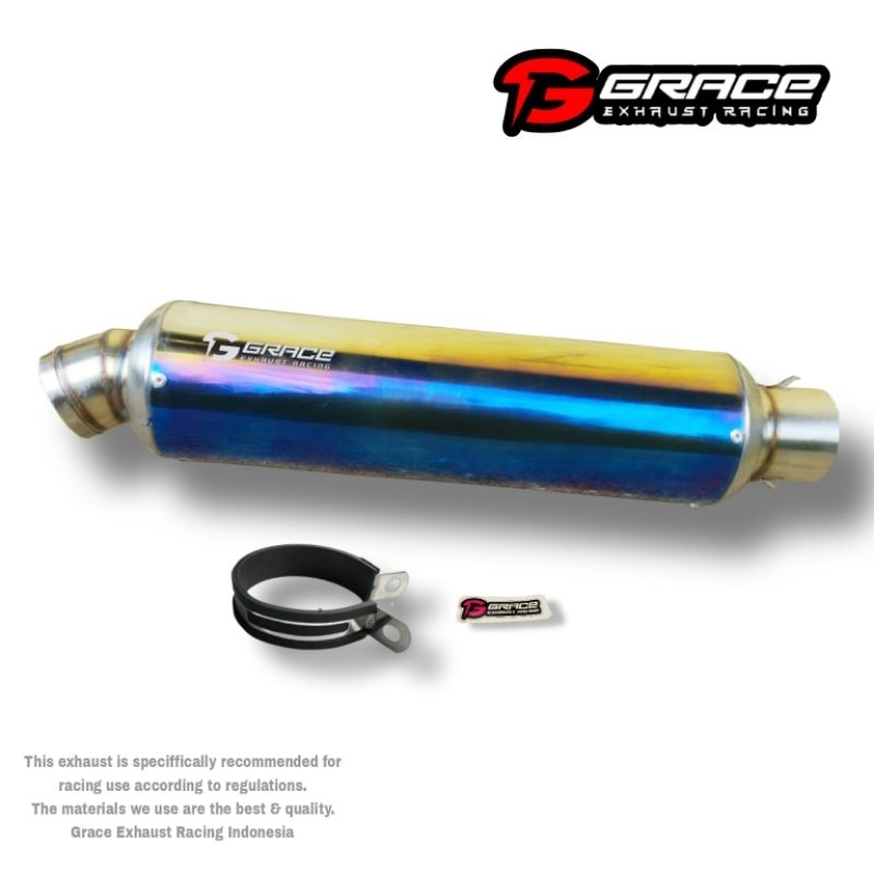 Jual Knalpot original grace type RK1 HB silincer only | Shopee Indonesia
