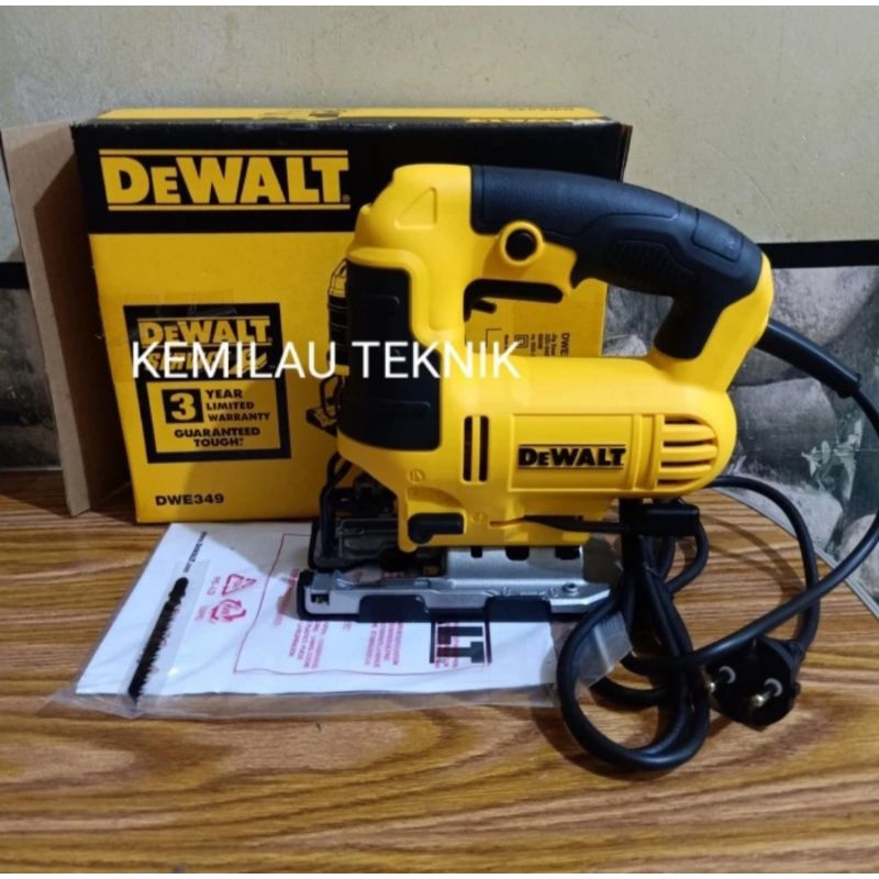 Jual Mesin Gergaji Potong Kayu Jigsaw DEWALT DWE349 Jig Saw DWE 349 LISTRIK Dw349 dw349r besi ...