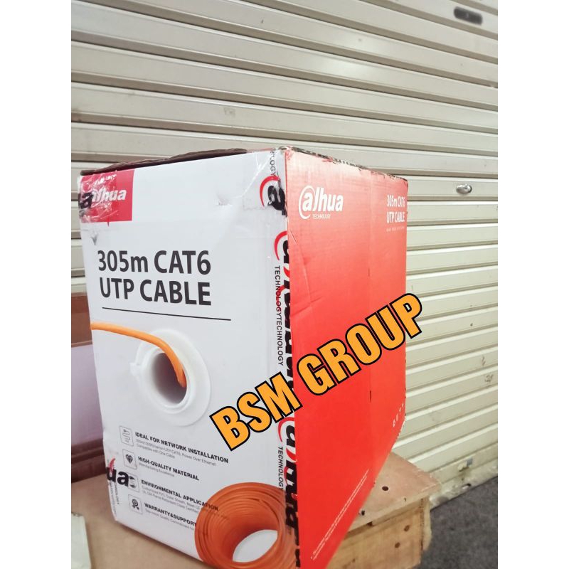 Jual KABEL LAN DAHUA CAT6 300 METER MURAH | Shopee Indonesia