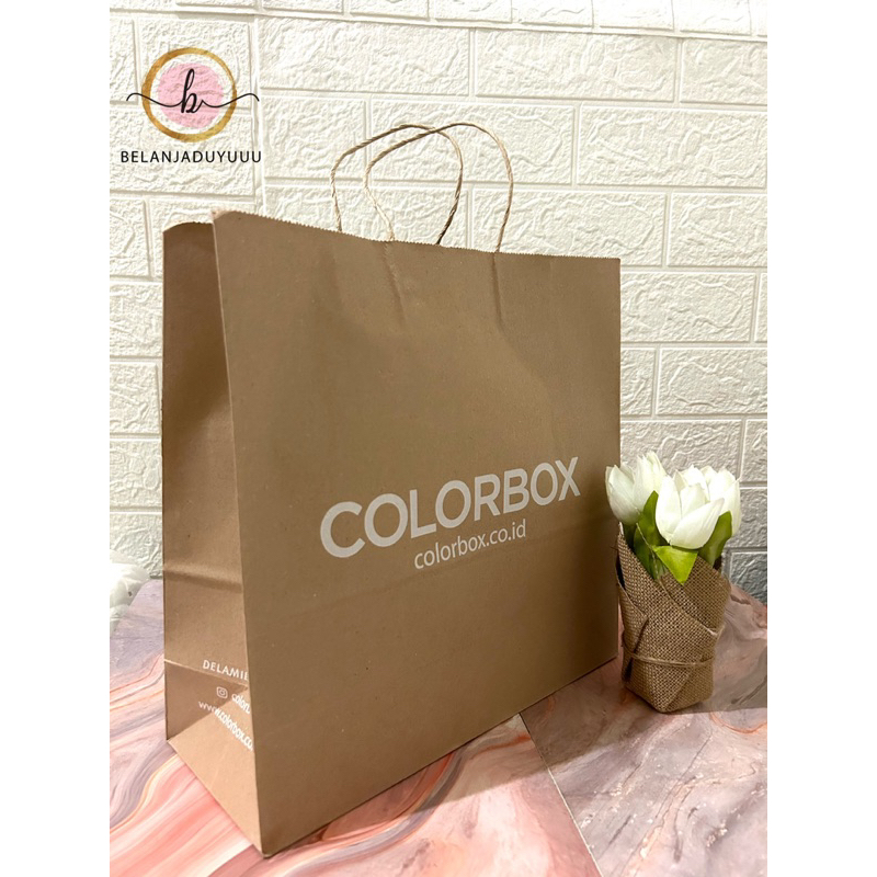 Jual Paper Bag Colorbox Original Store ( Ready Stock JKT ) | Shopee ...