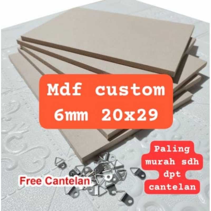 Jual mdf 6mm 20*29 minimal 10 pcs | Shopee Indonesia