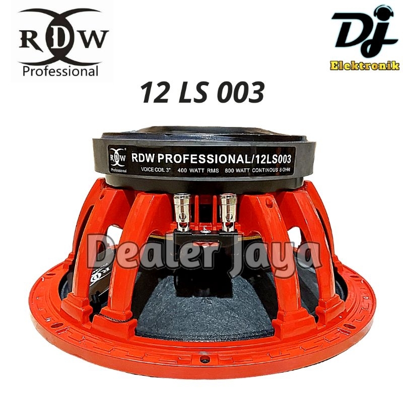 Jual Speaker Komponen RDW 12 LS 003 / 12 LS003 / 12LS003 - 12 inch | Shopee Indonesia