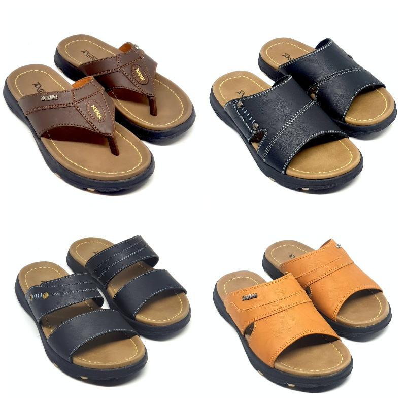 Jual Rullief - Axcello Sandal Pria KSP - Sendal Casual Formal Cowok ...