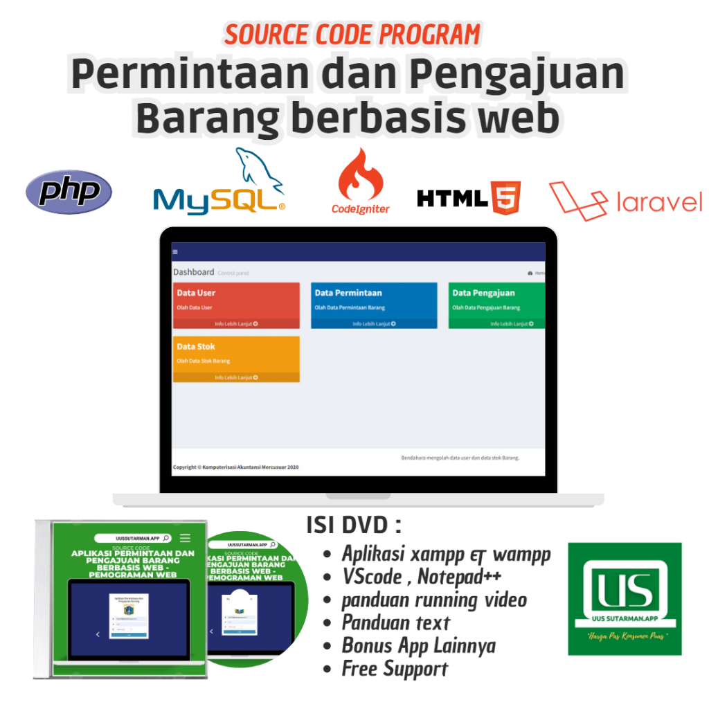Jual Source code Aplikasi Permintaan dan Pengajuan Barang Berbasis Web ...