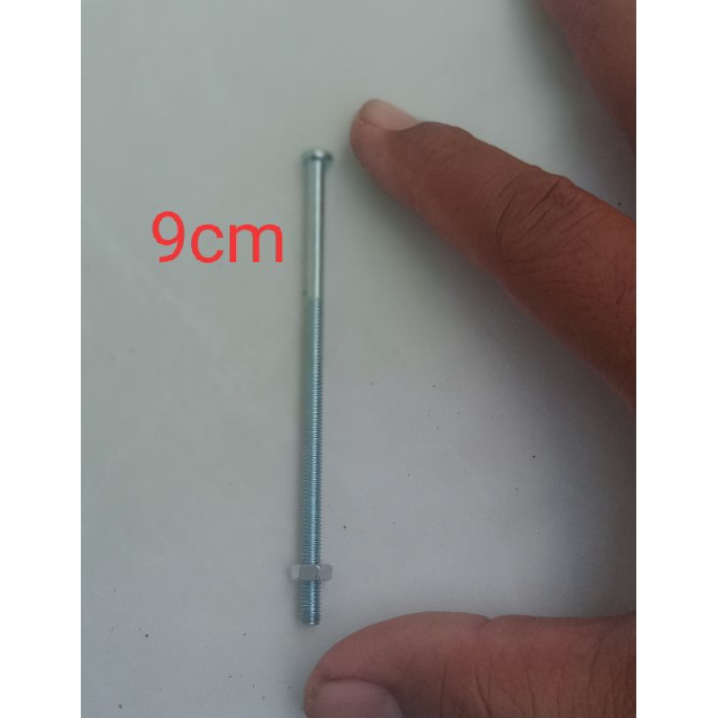 Jual baut M4 x 80 .90.100 mm/ 4mm x 8cm.9cm.10cm + mur | Shopee Indonesia