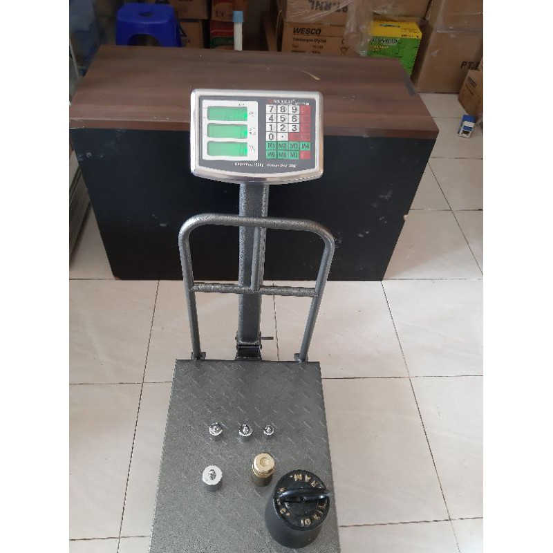 Jual Timbangan Duduk Digital Rail Nankai 150Kg Bergaransi | Shopee Indonesia