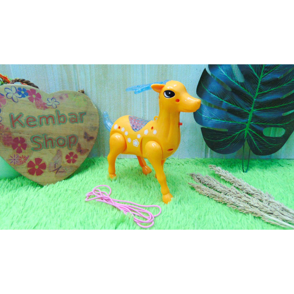 Jual RUSA-LAMPU BISA NYALA LAMPU, JALAN, MUSIK! Mainan Hewan Rusa ...