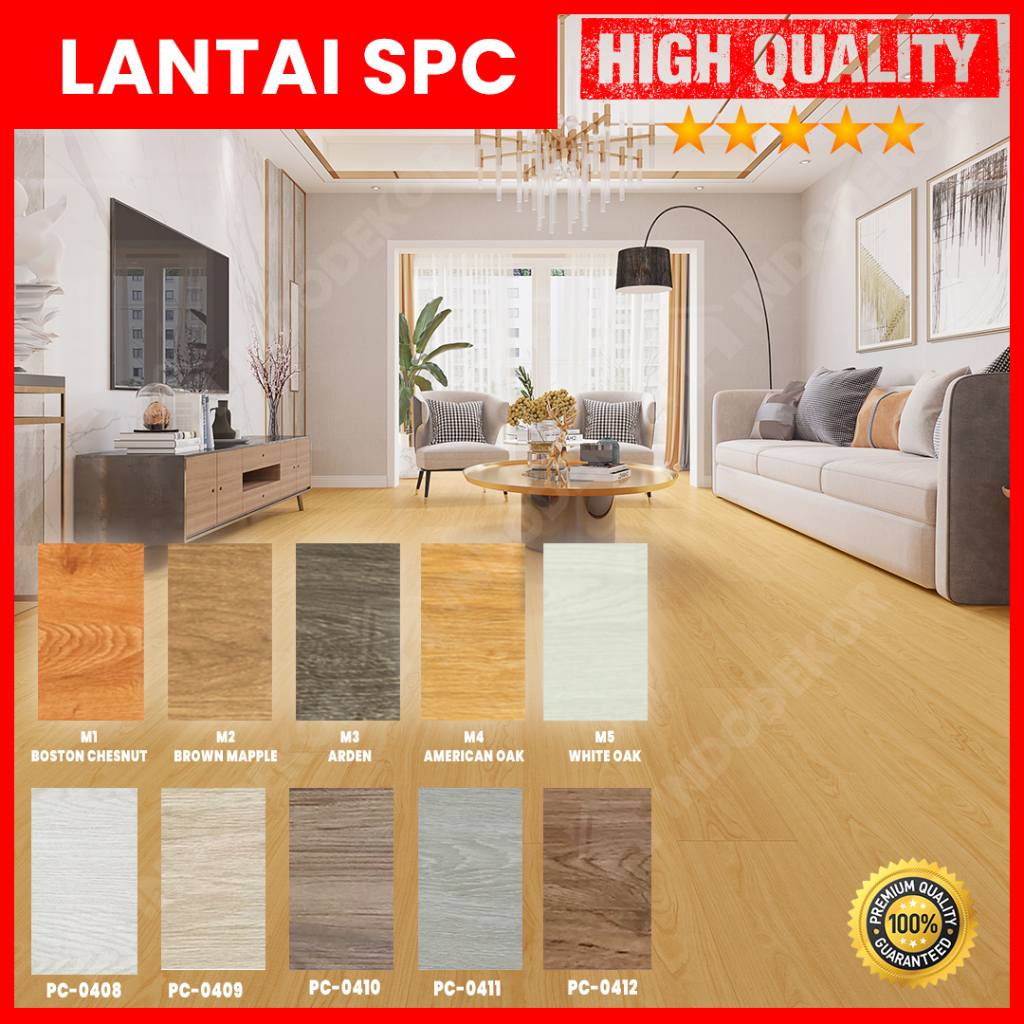 Jual Lantai SPC / SPC Flooring / Flooring SPC Marvel | Shopee Indonesia
