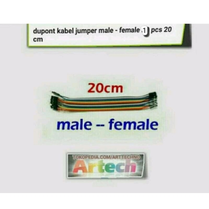 Jual Arduino Kabel Jumper Male To Female 20 Cm 10 Pcs | Shopee Indonesia