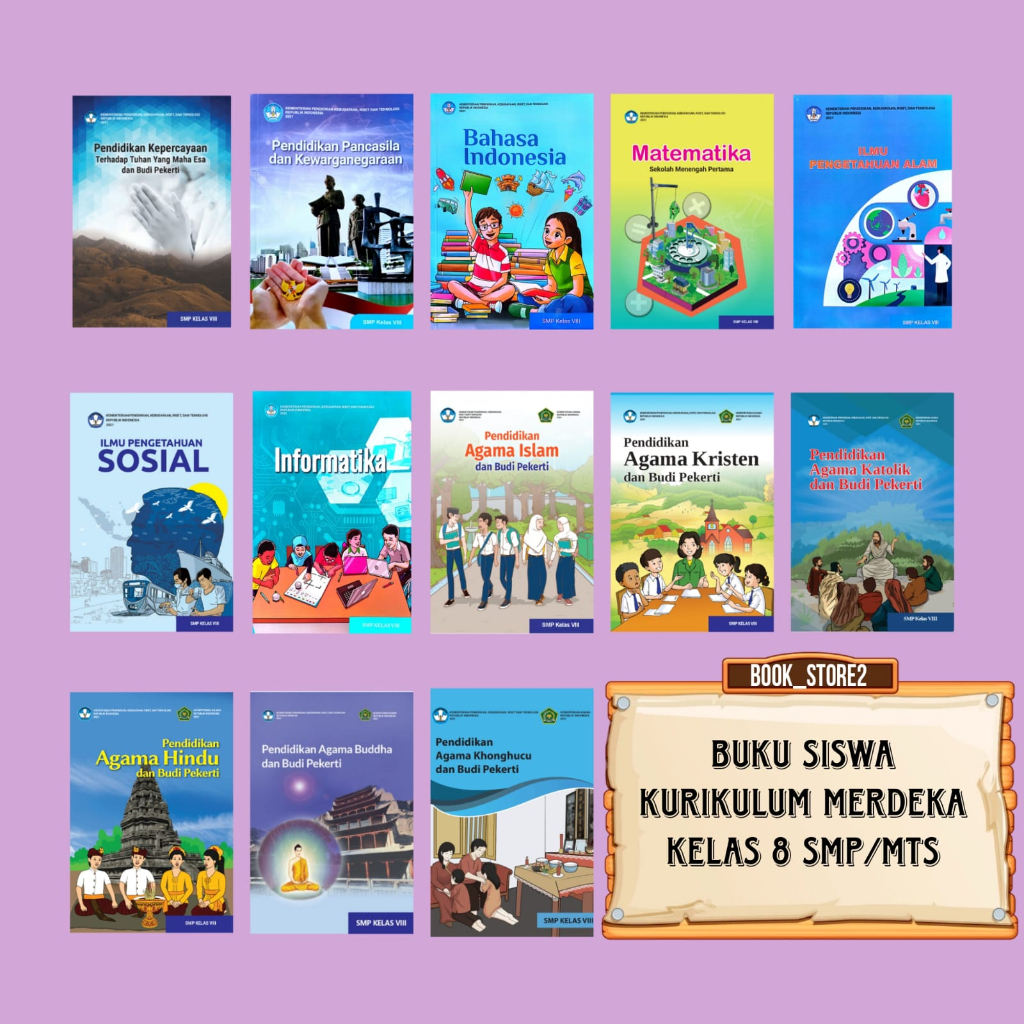Jual BUKU SISWA KURIKULUM PENGGERAK-MERDEKA KELAS 8 SMP/MTS | Shopee Indonesia