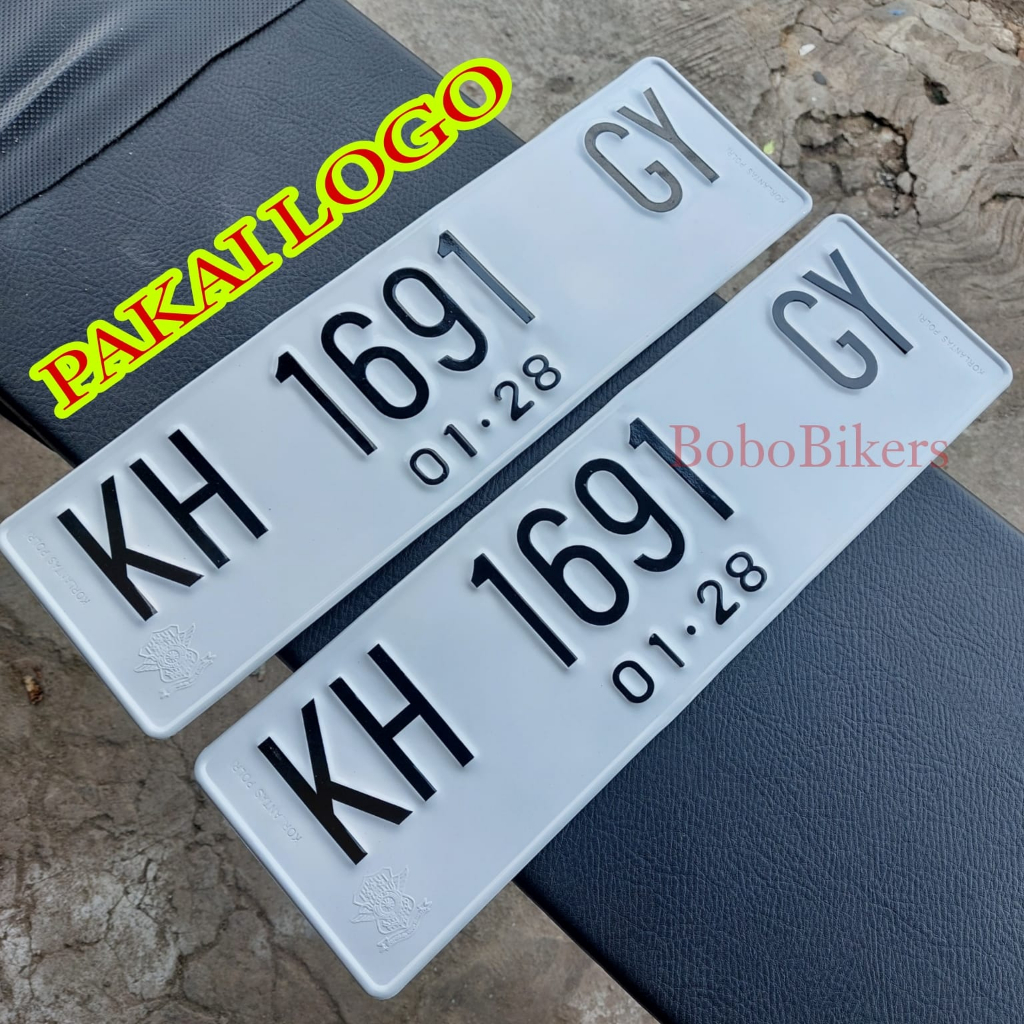 Jual PLAT NOMOR MOBIL PUTIH STANDAR MURAH | Shopee Indonesia