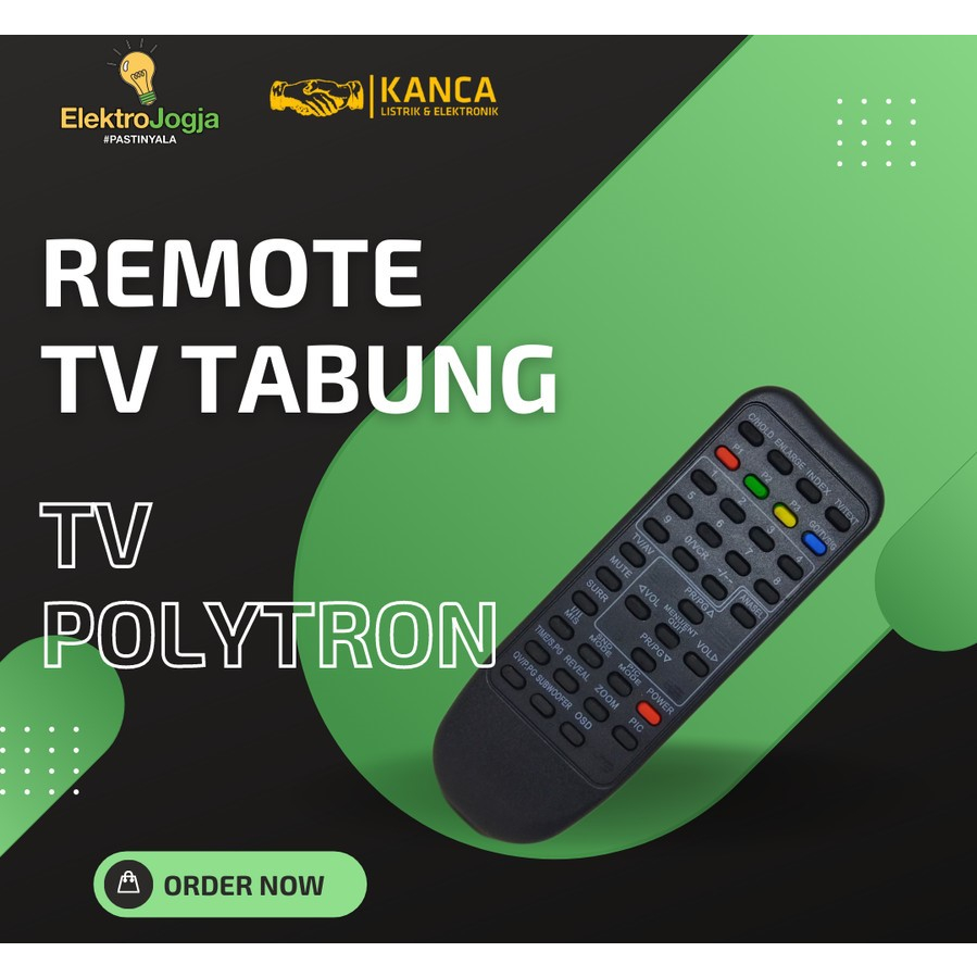 Jual REMOTE TV TABUNG POLYTRON UNIVERSAL | Shopee Indonesia